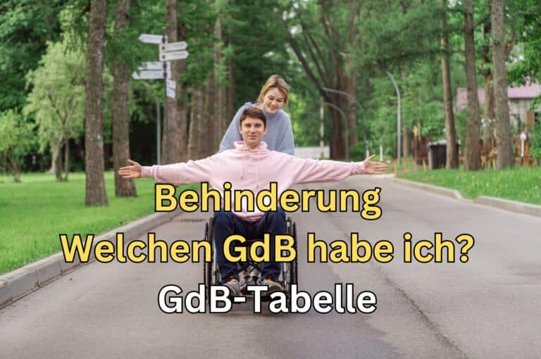 GdB-Tabelle Schwerbehindertenausweis: Wie wird der Grad der Behinderung ...