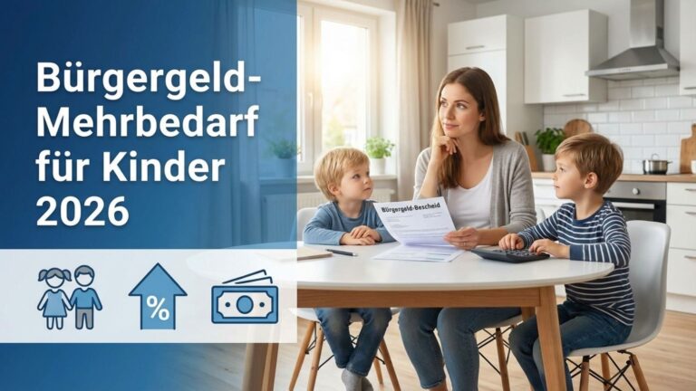 Bürgergeld-Mehrbedarf 2026 für Kinder: Wer wie viel bekommt
